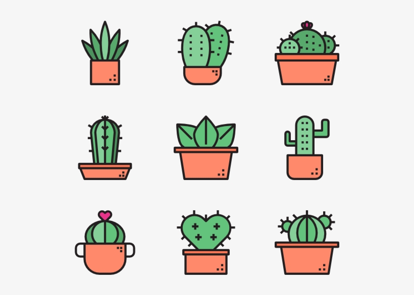 Cactus - Cactus Icons Transparent PNG - 600x564 - Free Download on NicePNG