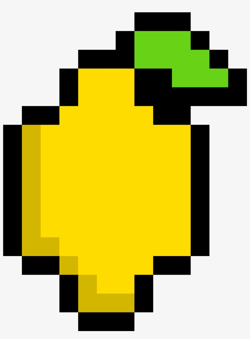 Lemon - Lemon Pixel Art Transparent PNG - 3600x5200 - Free Download on ...