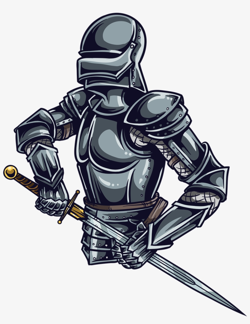 Fantasy Knight Sword - Vinyldisorder Medieval Knight Wall Decal - Vinyl ...