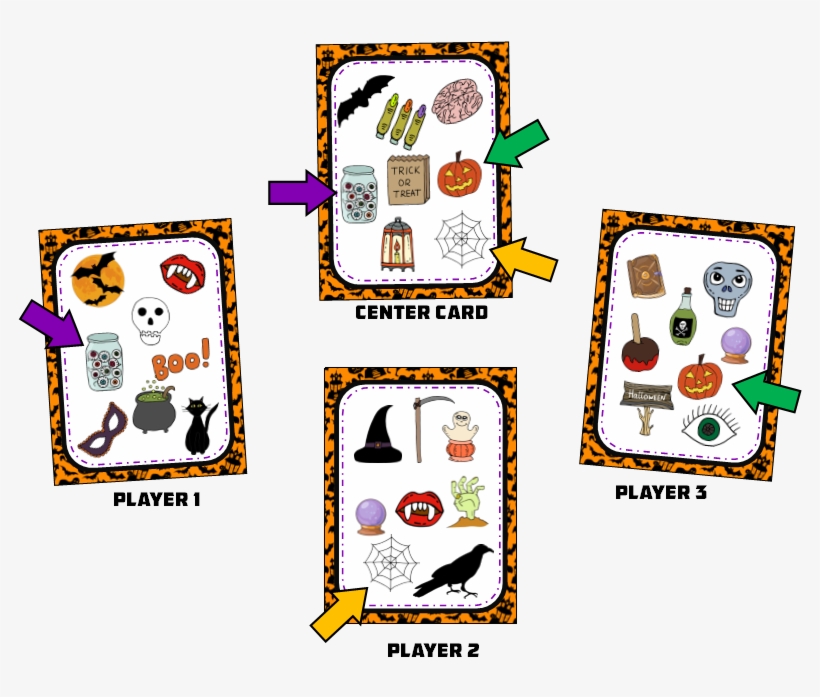 This Halloween Game Is Available For Instant Download - Playing Card ...