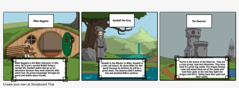 The Hobbit - Cartoon Transparent PNG - 1164x385 - Free Download on NicePNG