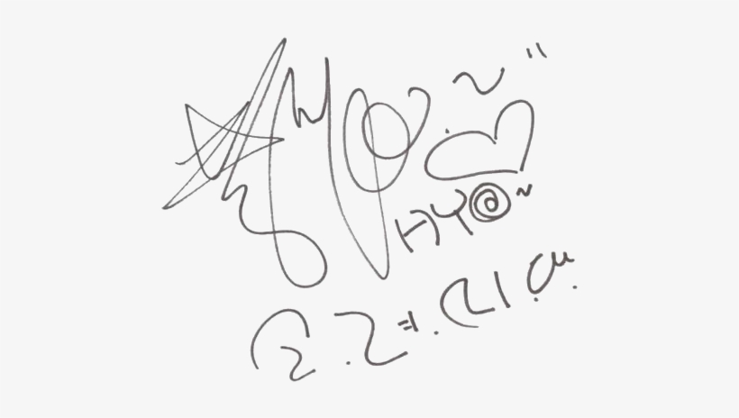 Snsd Taeyeon Autograph Png Transparent PNG - 500x389 - Free Download on ...