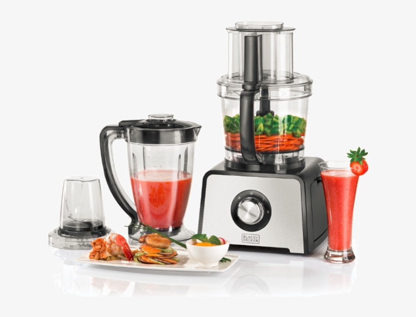 Black And Decker Food Processor 800w Transparent PNG - 815x557 - Free ...