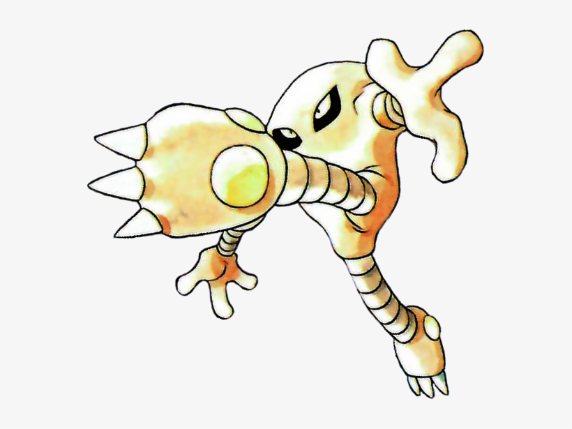 Download Hitmonlee Pokemon Red And Blue Official Art - Hitmonlee Red ...
