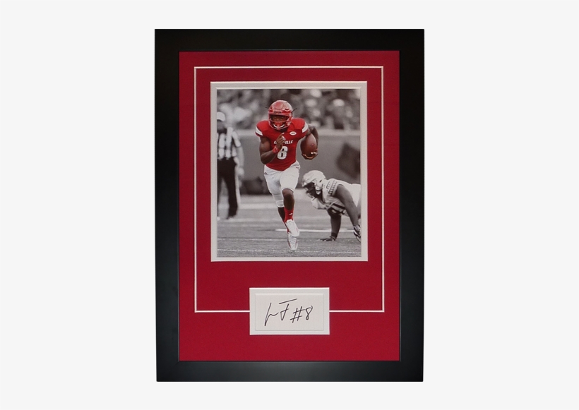 Lamar Jackson Autographed Louisville Cardinals “signature - Lamar ...