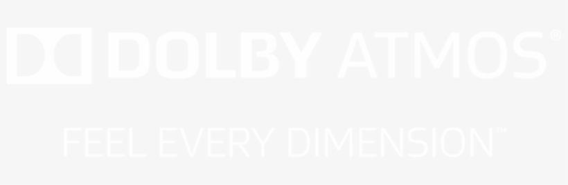 Dolby Atmos Logo - Dolby Atmos Feel Every Dimension Transparent PNG ...