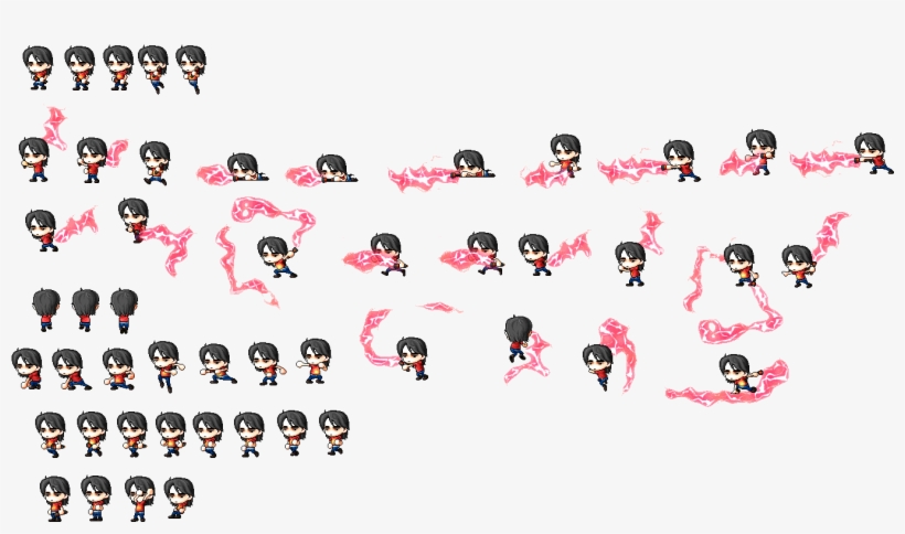 September 30th, 2017, - Maple Story Character Sprite Sheet Transparent ...