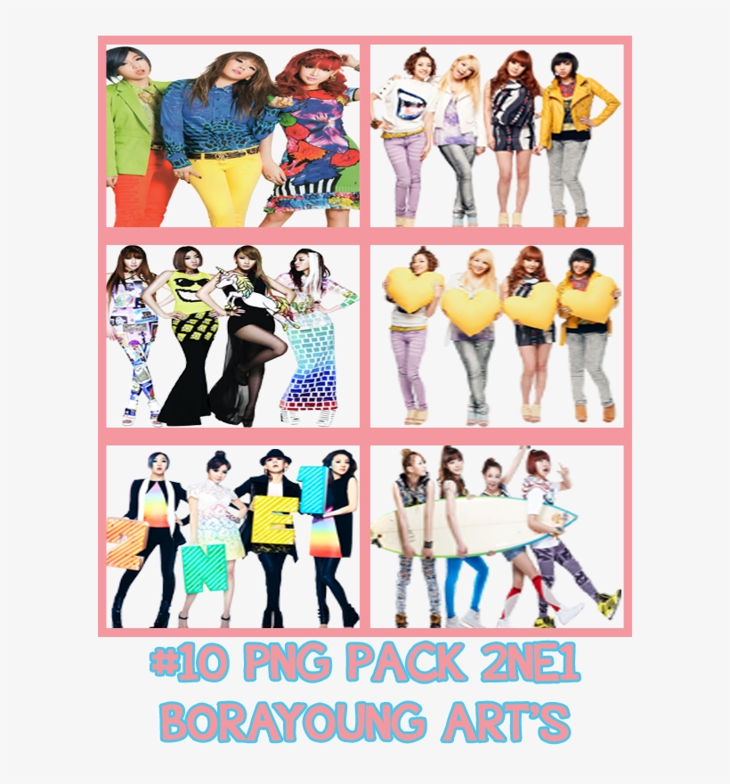 #10 Png Pack With 2ne1 - Scream [cd+dvd Limited Edition Type ...