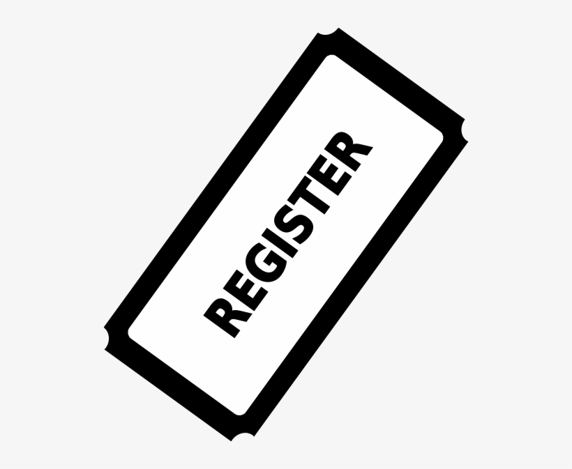How To Set Use Register Ticket Button Svg Vector Transparent PNG ...