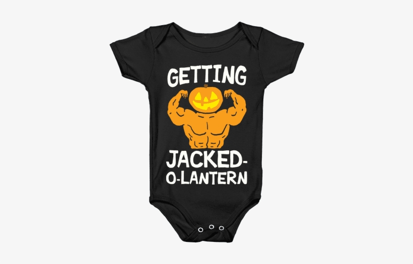 Getting Jacked O Lantern Baby Onesy - Baby Gaming Transparent PNG ...