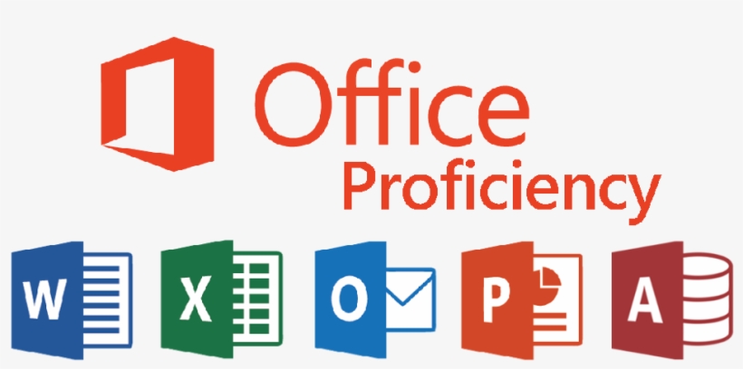 Microsoft Office Proficiency - Microsoft Office Transparent Transparent ...