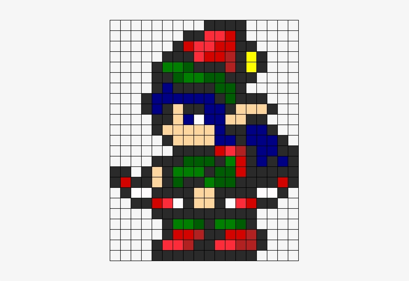 Terraria Elf Archer Perler Bead Pattern / Bead Sprite - Perler Beads ...