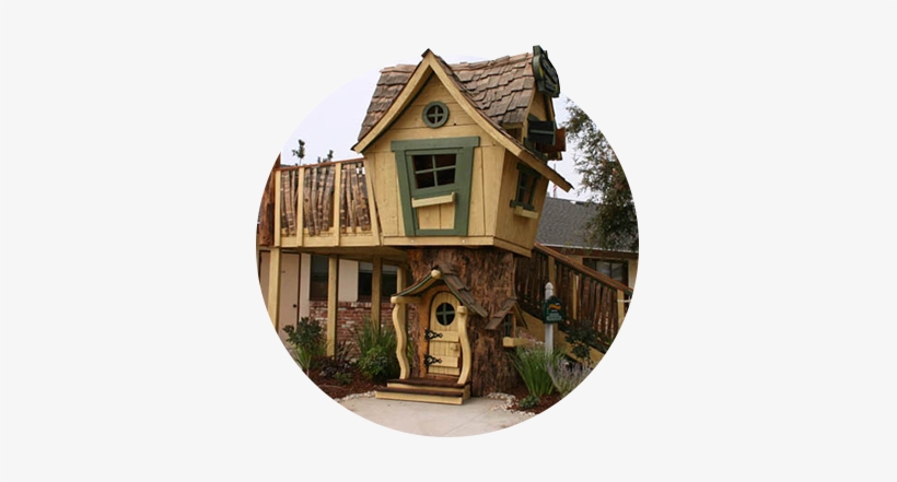 Treehouse Circle No Wood Tt - Tim Burton House Transparent PNG ...