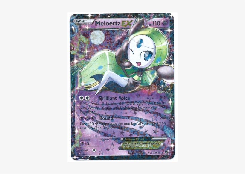 Pokemon Meloetta Card Ex