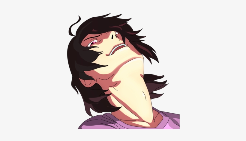Filthy Weeaboo - Araragi Koyomi Face Transparent PNG - 400x400 - Free ...