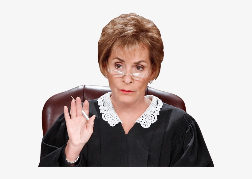 We Can't Help You - Judge Judy Funny Face Transparent PNG - 600x516 ...