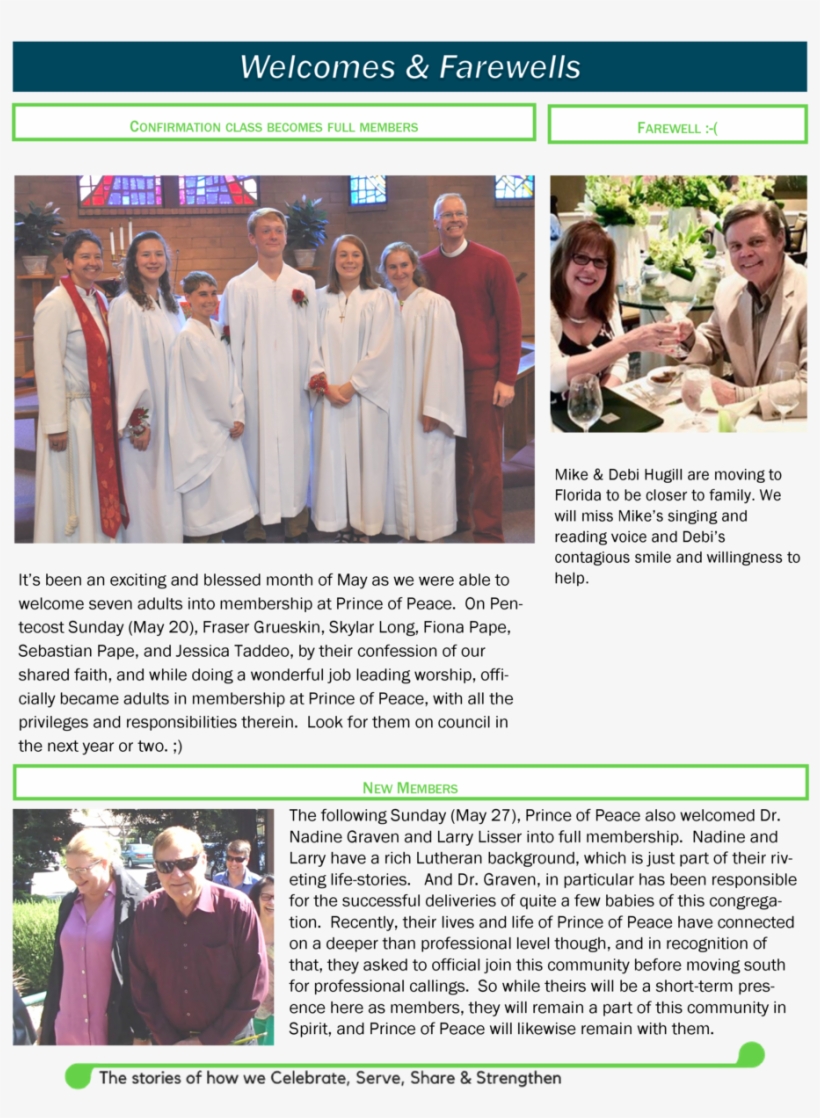 Confirmation Class Becomes Full Members It S Been An - Confirmation ...