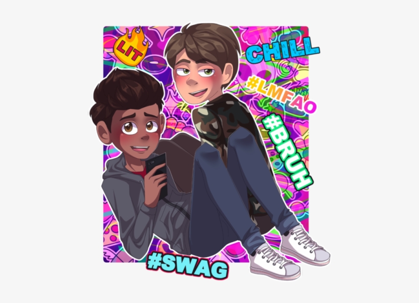 👏13 👏more 👏days👏 Y'all 👏 - Emoji Movie Alex And Addie Transparent PNG ...