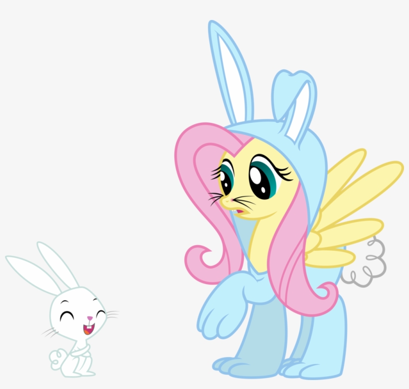 Angel Bunny, Artist - Fluttershy In A Bunny Suit Transparent PNG ...