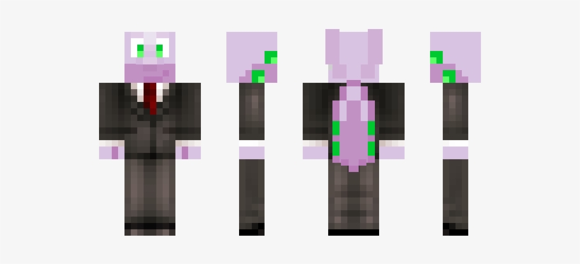 Minecraft Skin Goodra - Minecraft Agent Zombie Skin Transparent PNG ...
