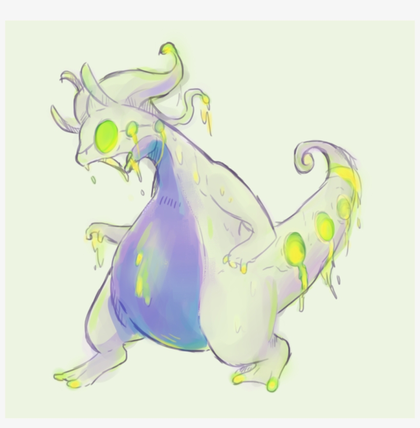 View Goodra By Dorumon4x-d6pek6f , - Pokemon Goodra Fan Art Transparent ...