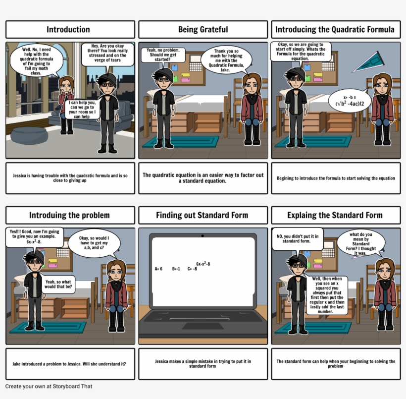 Quadratic Formula Comic