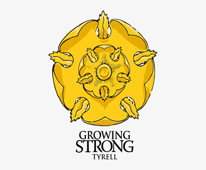 Tyrell Sigil - Game Of Thrones Growing Strong Tyrell Poster 12x18 ...
