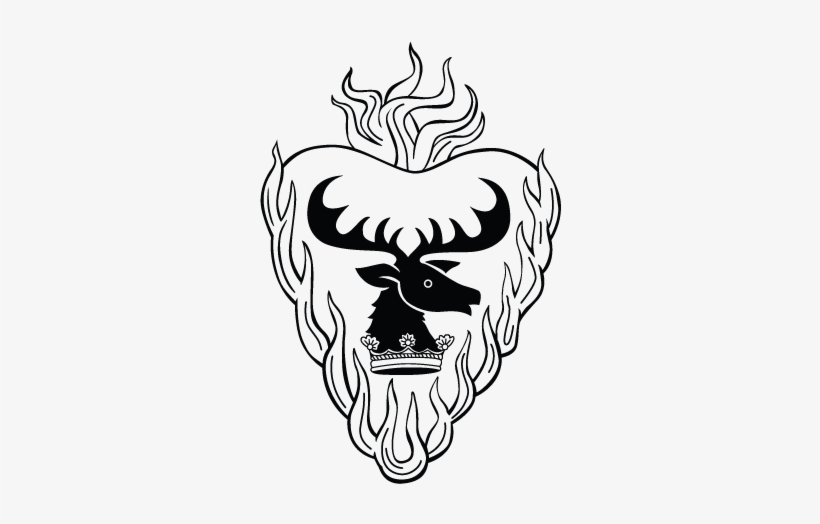 Stannis Baratheon Sigil Black And White Transparent PNG - 600x734 ...