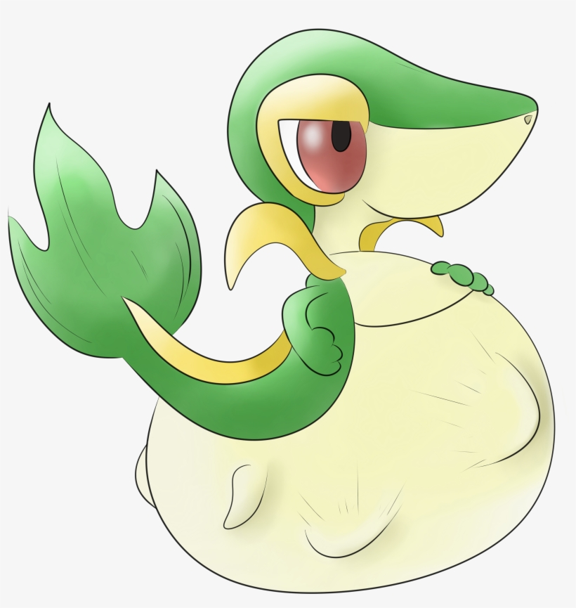 Snivy Wallpaper - Snivy Belly Snivy Vore Transparent PNG - 3000x3000 ...