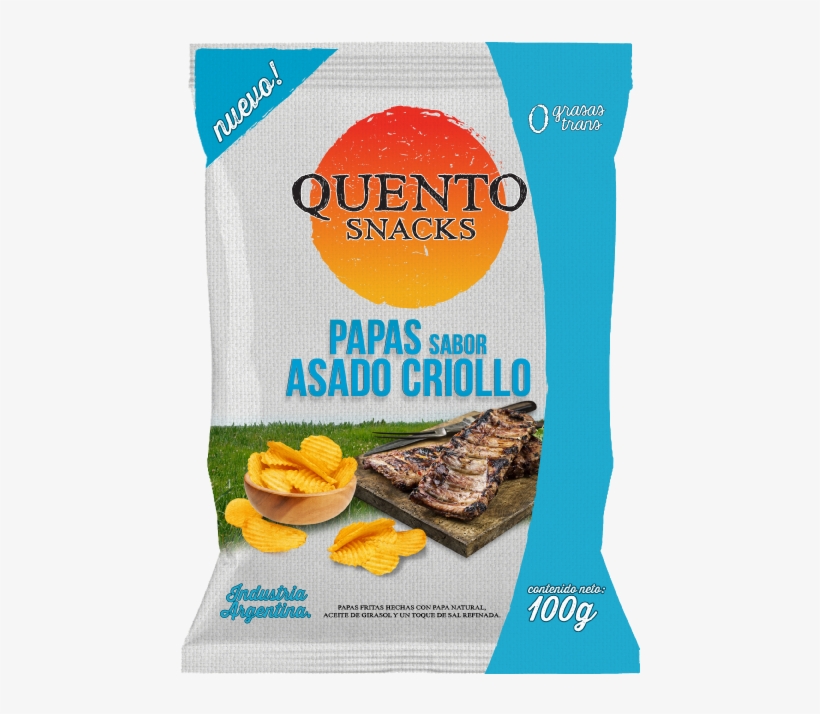 Papas Fritas Hechas Con Papa Natural, Aceite Refinado - Quento Snacks ...