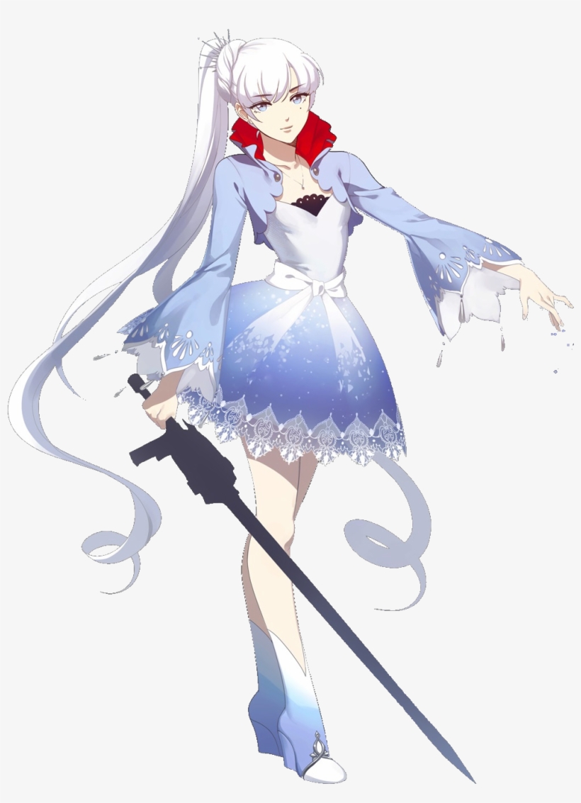 Weiss Schnee - Rwby White Trailer Cosplay Costume Rwby White Weiss ...