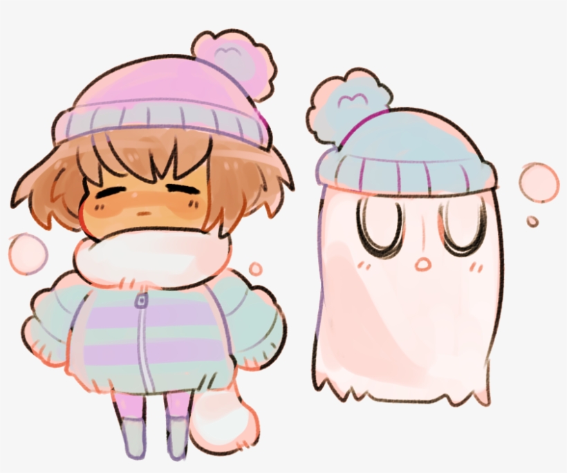 Frisk And Napstablook - Napstablook Art Transparent PNG - 881x680 ...