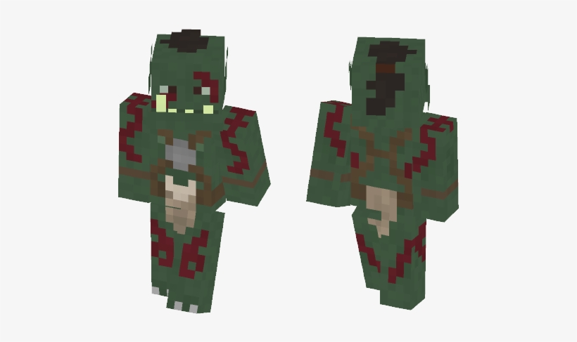 Orc With Warpaint - Lil Uzi Vert Minecraft Skin Transparent PNG ...
