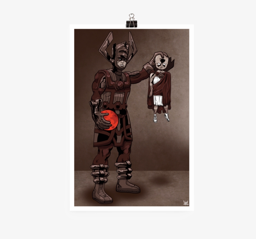 Download Galactus & Watcher "mars" Poster, Print, Peabe, - Illustration ...