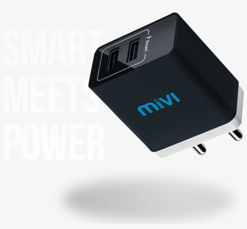 1 Amps 2 Port Smart Wall Charger - Mivi 3.1a Dual Port Smart Wall ...