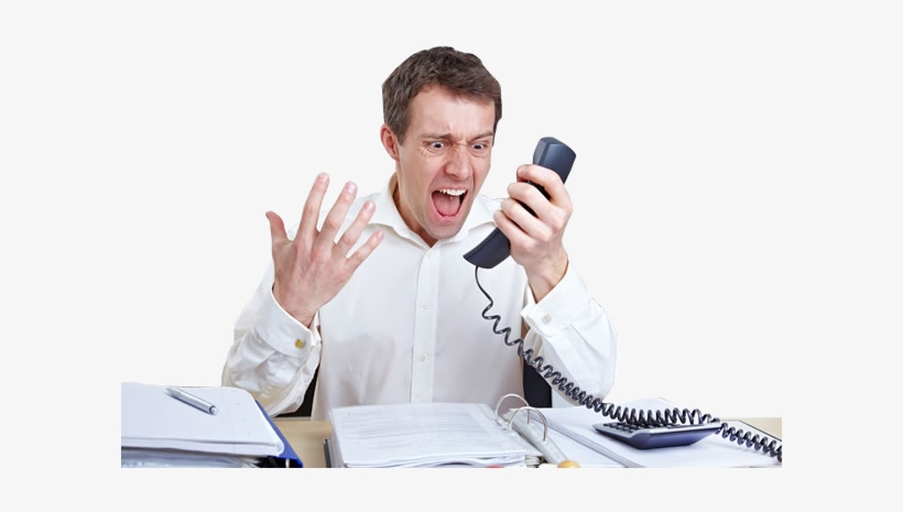 Frustrated-guy - Phone Frustration Transparent PNG - 600x400 - Free ...