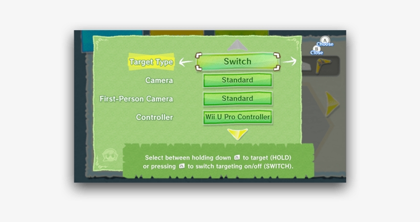 Wind Waker Main Menu Screen - Wind Waker Options Menu Transparent PNG ...