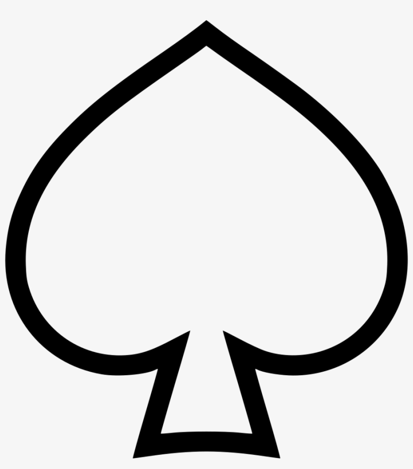 Png File Svg - Ace Of Spades Shape Transparent PNG - 902x980 - Free ...