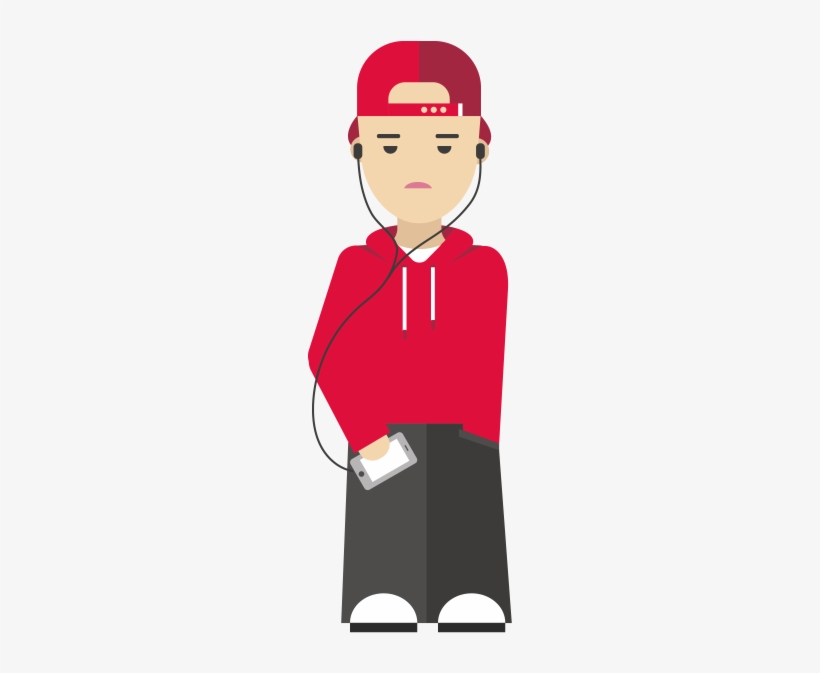 Lucas - Millennial Character No Background Transparent PNG - 300x600 ...