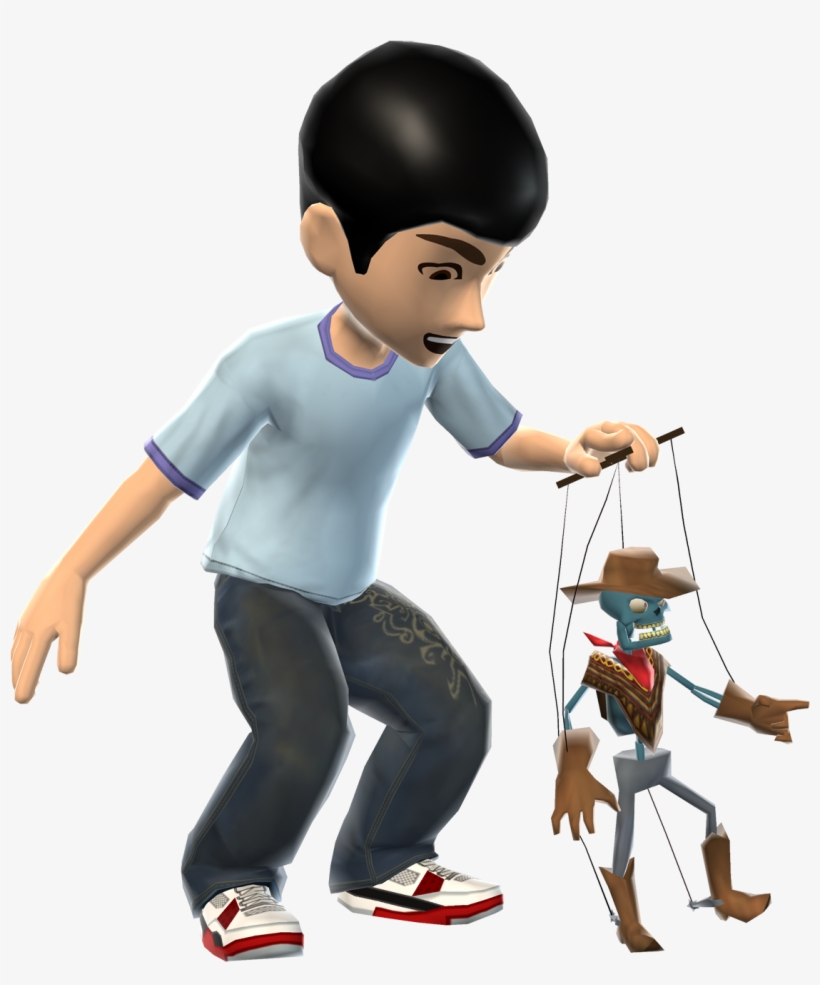 Puppet Tronic Gunslinger Who's On A Bullet Riddled - Gunstringer ...