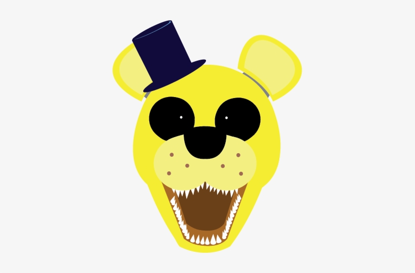 Golden Freddy Fnaf Vector - Fnaf Golden Freddy Colors Transparent PNG ...