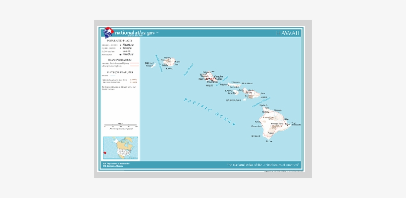 Hawaii Map - Pdf - Political Map Of Hawaii Transparent PNG - 440x320 ...