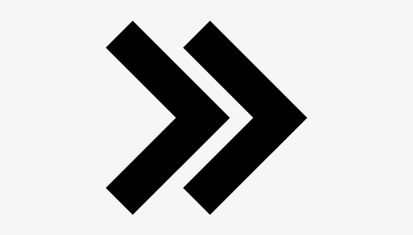 Fast Forward Double Right Arrows Vector - Double Arrow Right ...