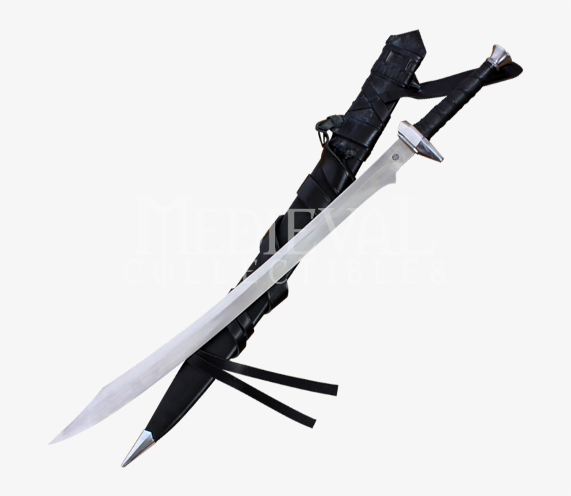 Fantasy Scimitar With Scabbard - Scimitar Vs Dagger Transparent PNG ...