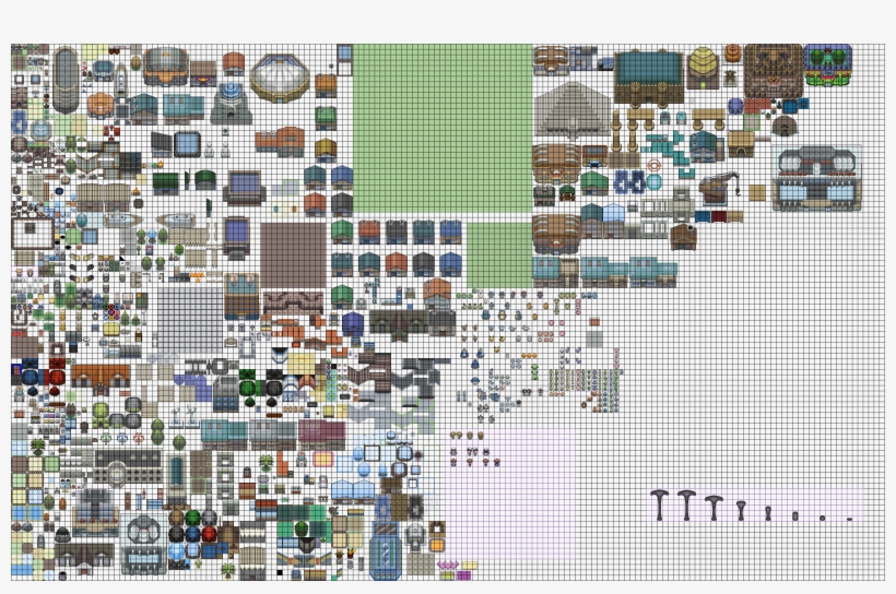 Download Sprites - Tile-based Video Game - HD Transparent PNG - NicePNG.com