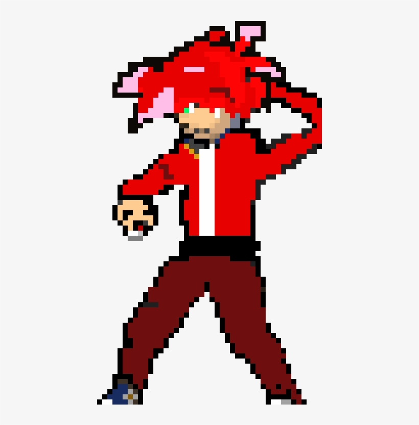 Pokemon Trainer Red Back Sprite