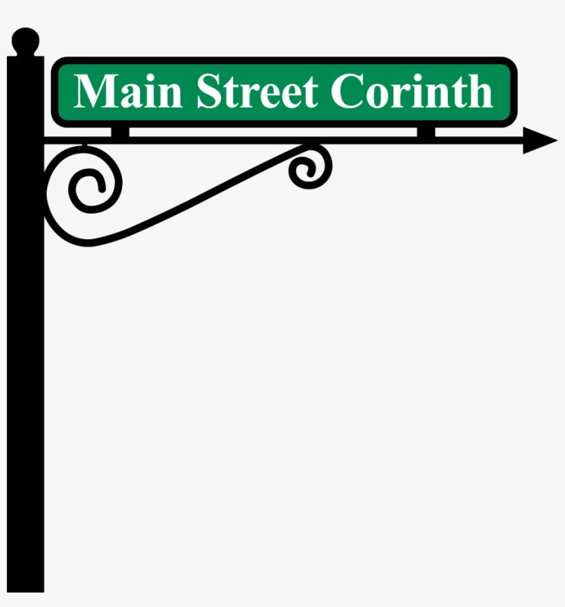 Green Street Sign Png