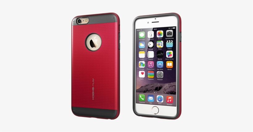 Anyshock Layered Back Cover For Iphone 6 Plus Red - Iphone 6 Silicone ...
