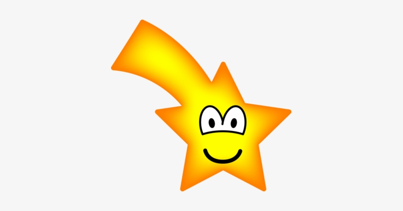 Shooting Star Emoticon - Shooting Star Smiley Faces Transparent PNG ...
