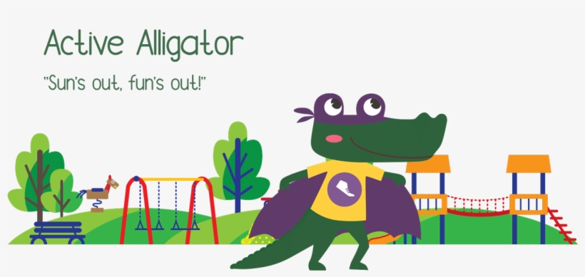 You're An Active Alligator - Playground Transparent PNG - 1200x749 ...